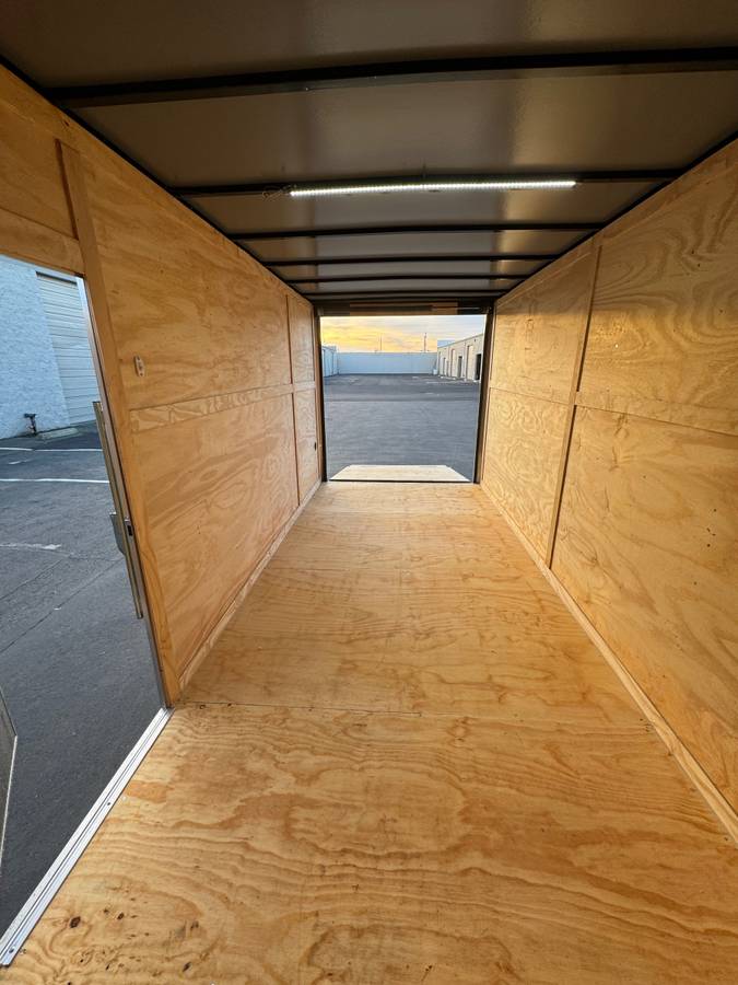 2024 Enclosed Cargo Trailer 7x16TA 7ft Interior - Pacific Cargo