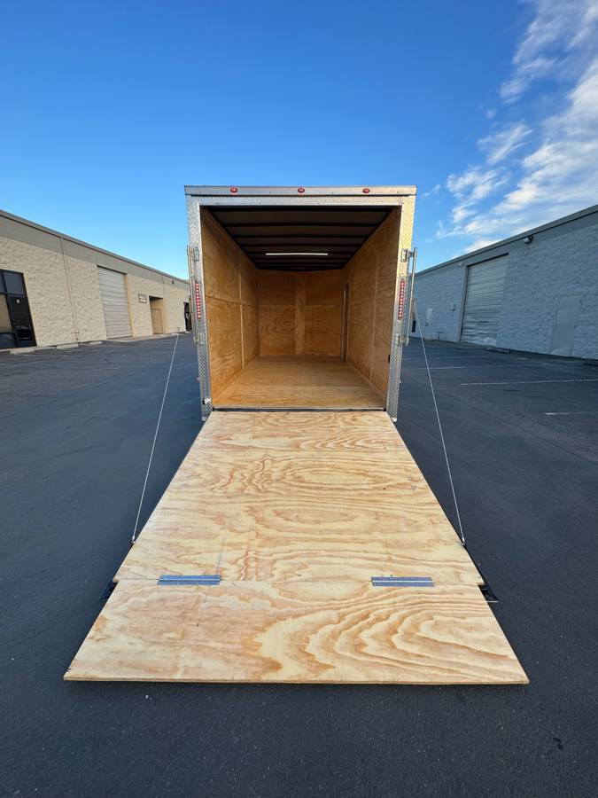 2024 Enclosed Cargo Trailer 7x16TA 7ft Interior - Pacific Cargo