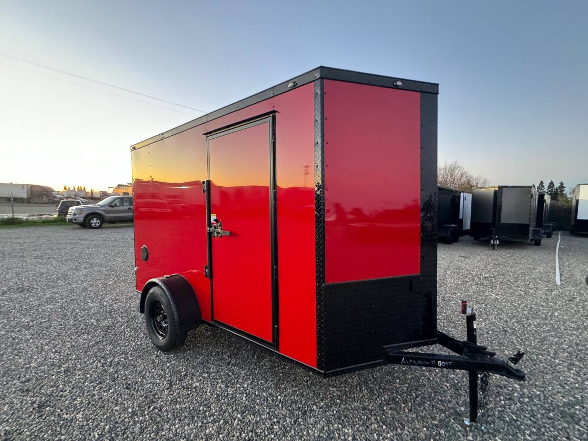 2024 J&C 5x10SA 6.3ft interior Enclosed Cargo Trailer - Pacific Cargo