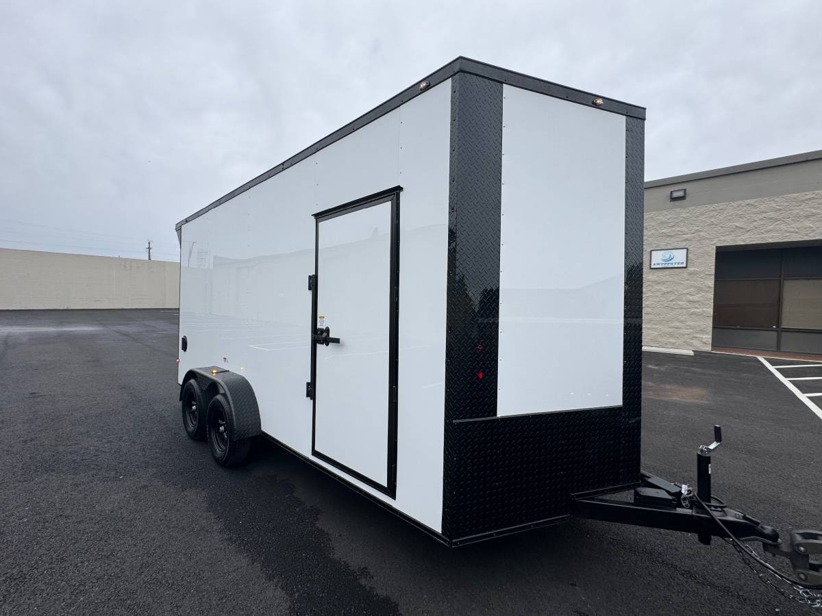 2024 Enclosed Cargo Trailer 7x16TA 7.6ft interior - Pacific Cargo