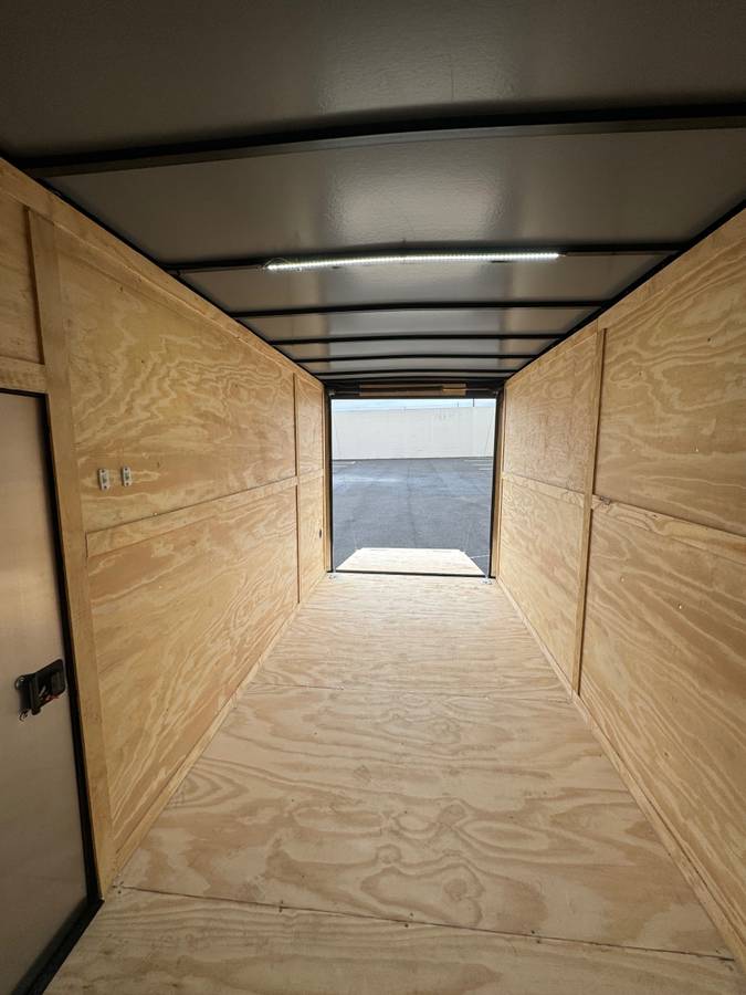 2024 Enclosed Cargo Trailer 7x16TA 7.6ft interior - Pacific Cargo
