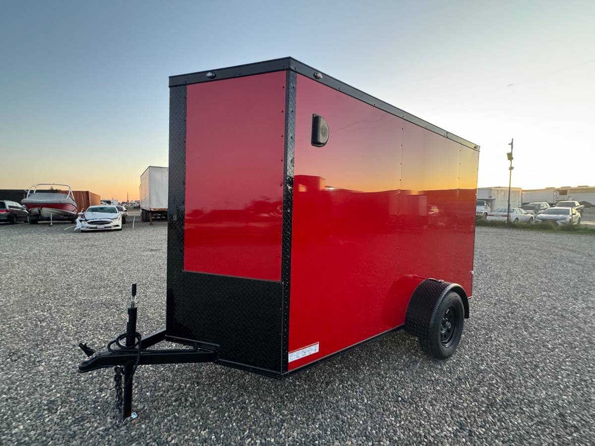 2024 J&C 5x10SA 6.3ft interior Enclosed Cargo Trailer - Pacific Cargo