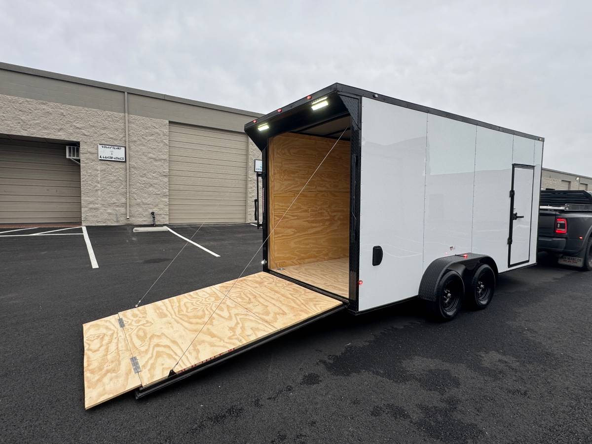 2024 Enclosed Cargo Trailer 7x16TA 7.6ft interior - Pacific Cargo